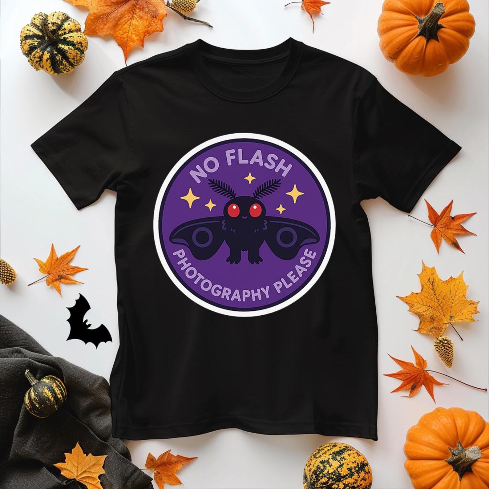 No Flash Mothman Sticker SVG PNG | Cute Cryptid Clipart for Cricut ...