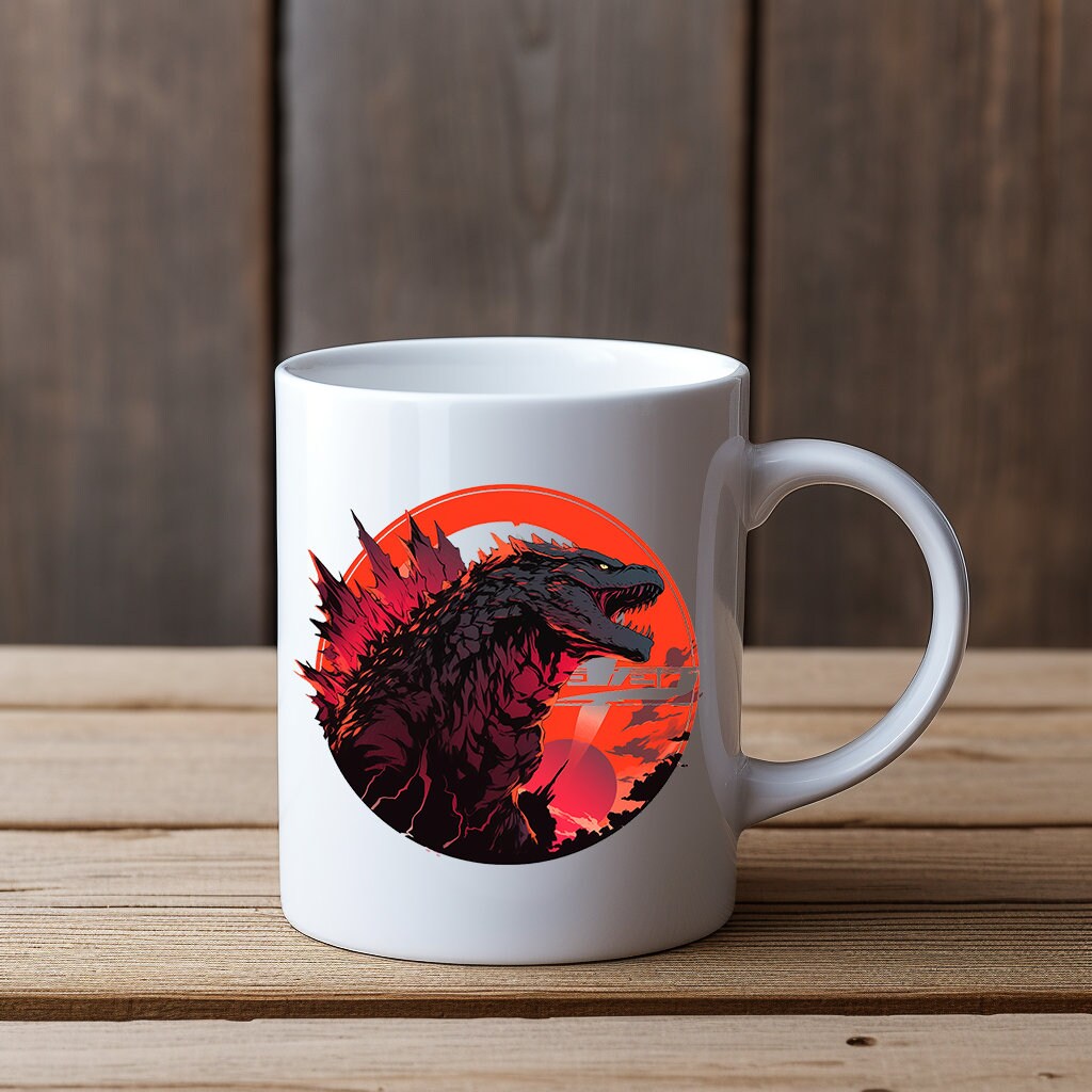 Godzilla Vector Art Digital Download Godzilla Roaring SVG - Etsy