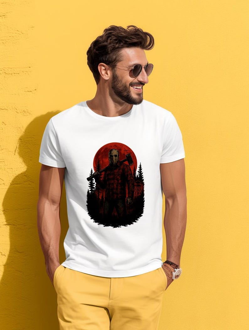 Blood Moon Slasher PNG & SVG | Horror Axe Killer Clipart for Halloween ...