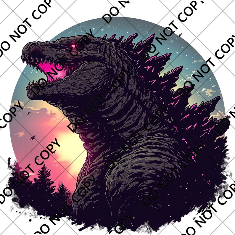 Godzilla Vector Art Digital Download Godzilla X Kong: the New Empire ...