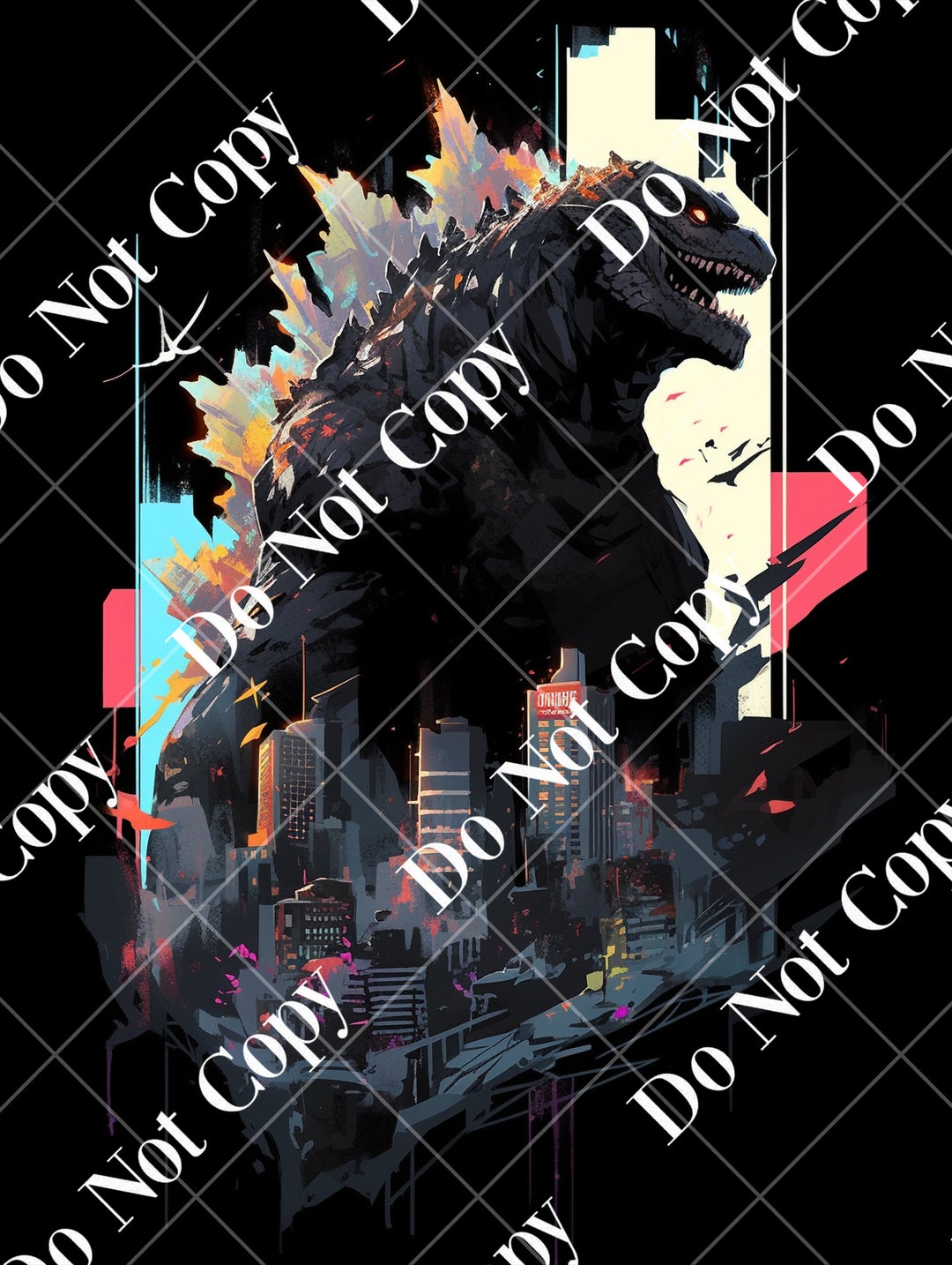 Godzilla Over City PNG File, Kaiju Png, King of the Monsters Png ...