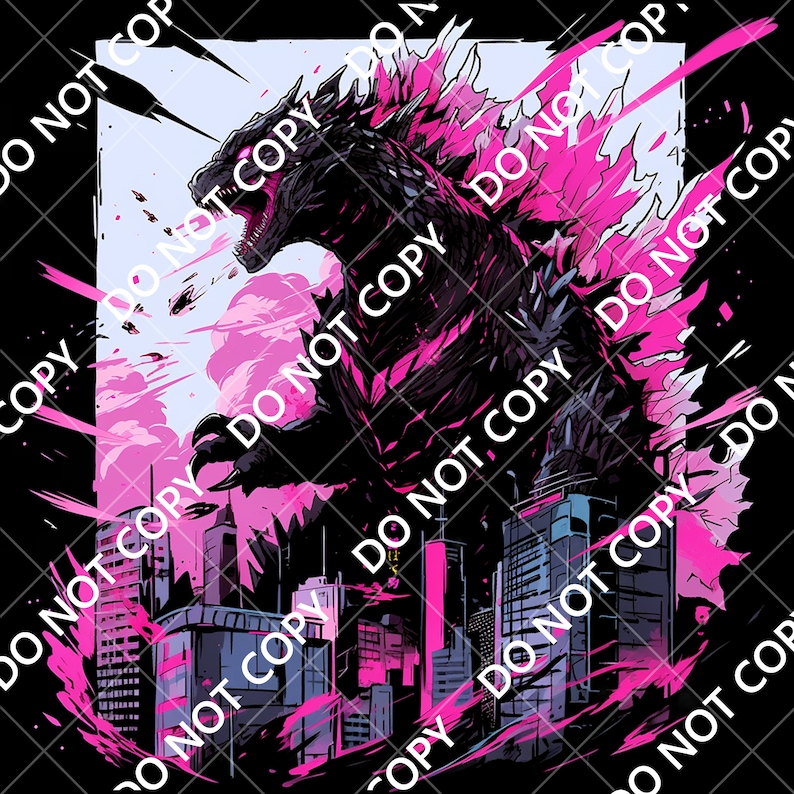 Godzilla Vector Art Descarga digital Godzilla x Kong: El nuevo imperio ...