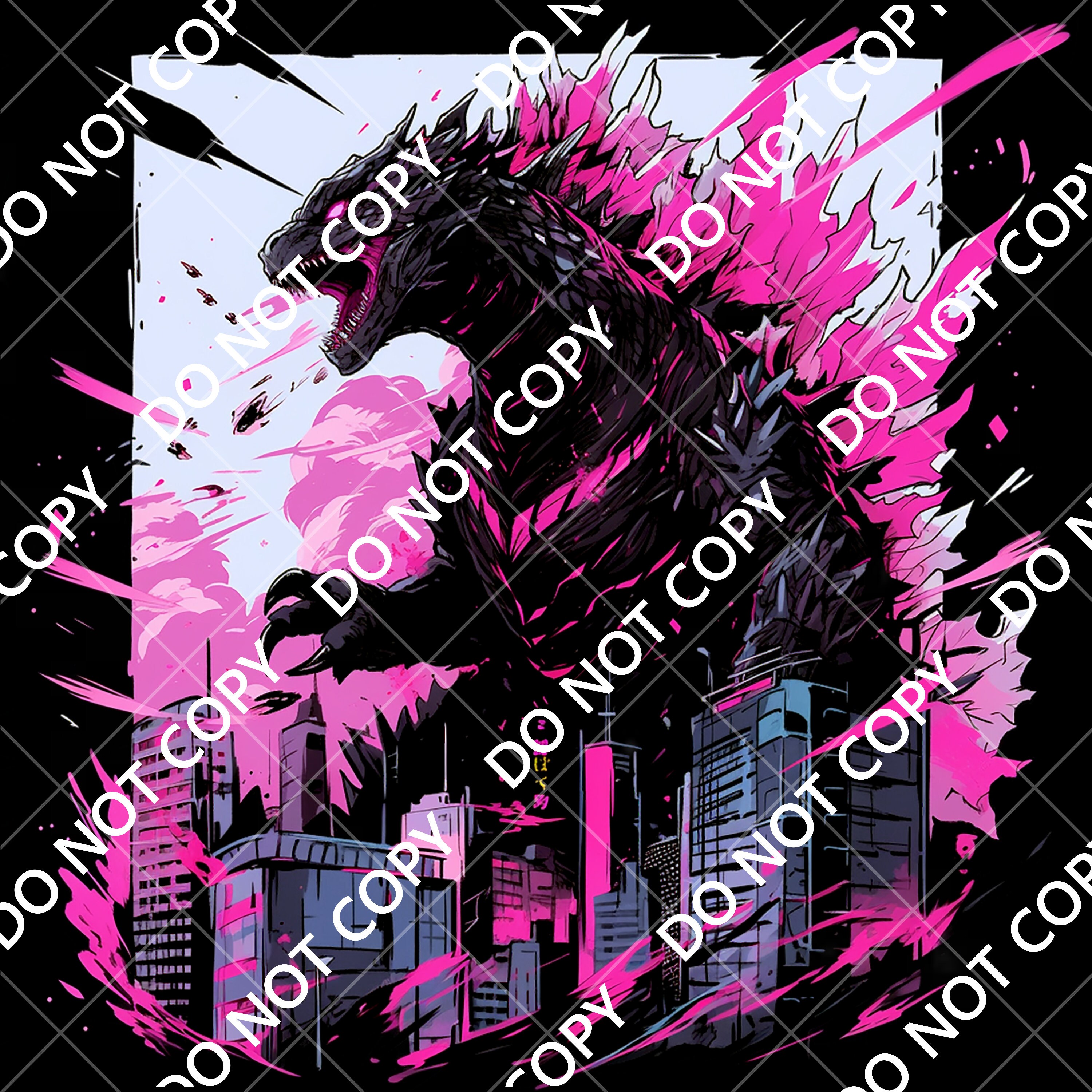 Godzilla Vector Art Descarga digital Godzilla x Kong: El nuevo imperio ...