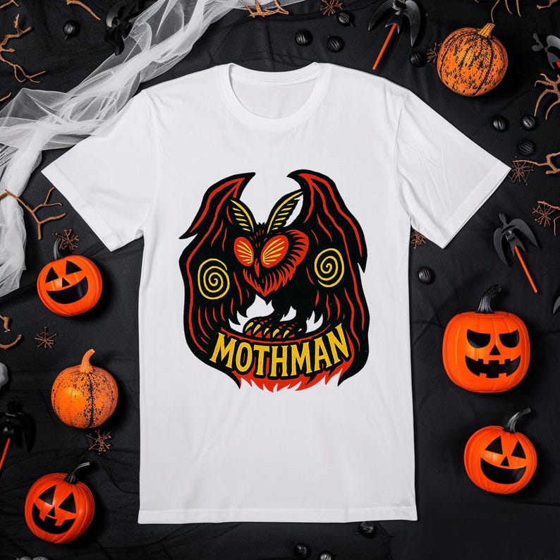 Retro Mothman Logo SVG PNG | Vintage Cryptid Clipart for Cricut ...