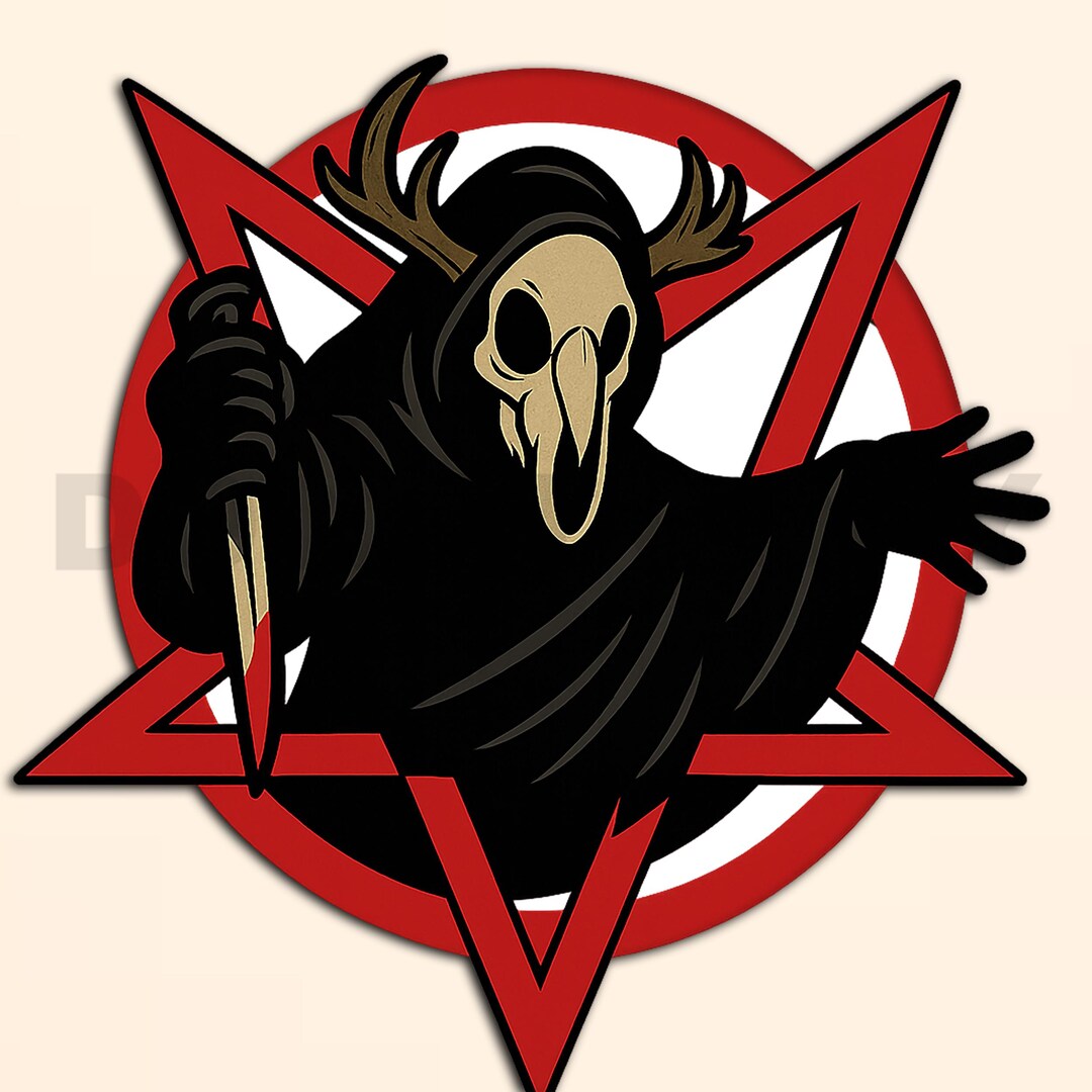 Ritual Slasher SVG PNG | Original Horror Killer Clipart for Cricut ...