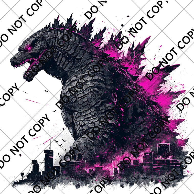 Godzilla Vector Art Digital Download Godzilla X Kong: the New Empire ...