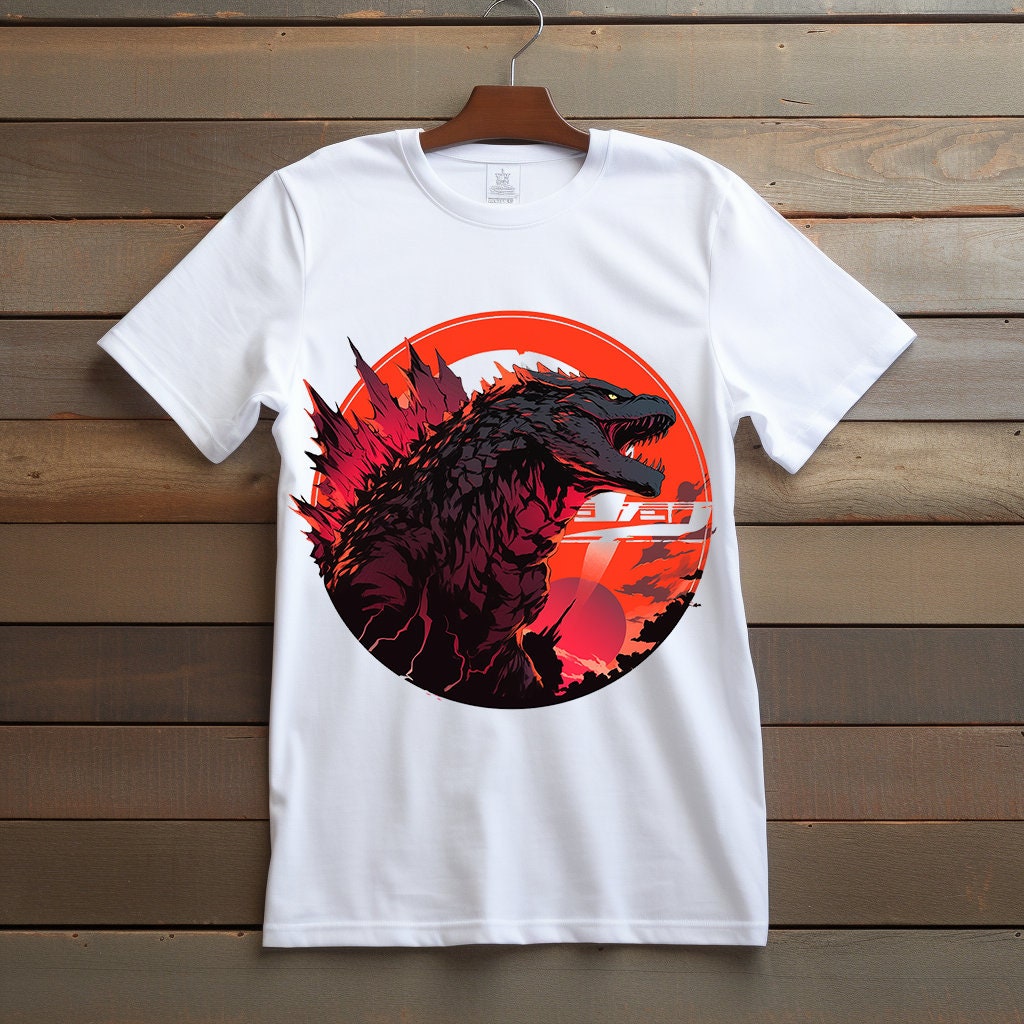 Godzilla Vector Art Digital Download Godzilla Roaring SVG - Etsy