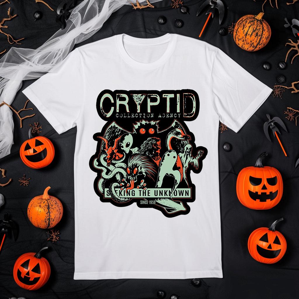 Cryptid Collection PNG Design – Funny Monster Squad Halloween Shirt ...