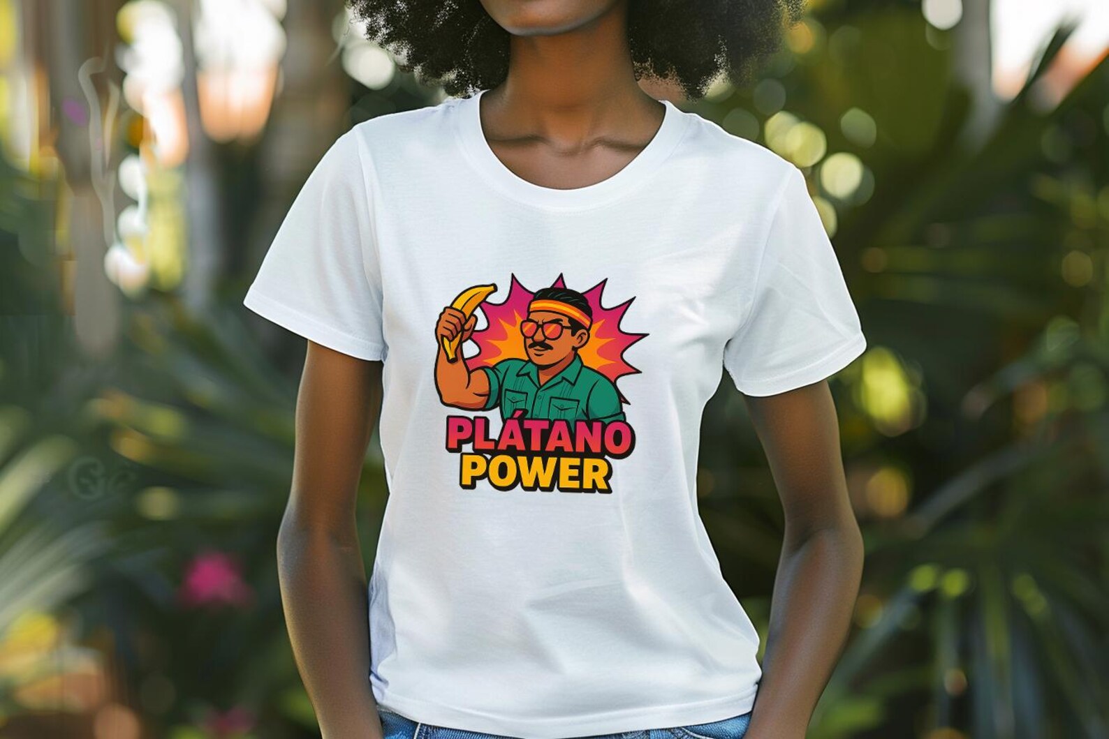 Plátano Power PNG & SVG | Funny Dominican Pride Clipart for T-shirts ...
