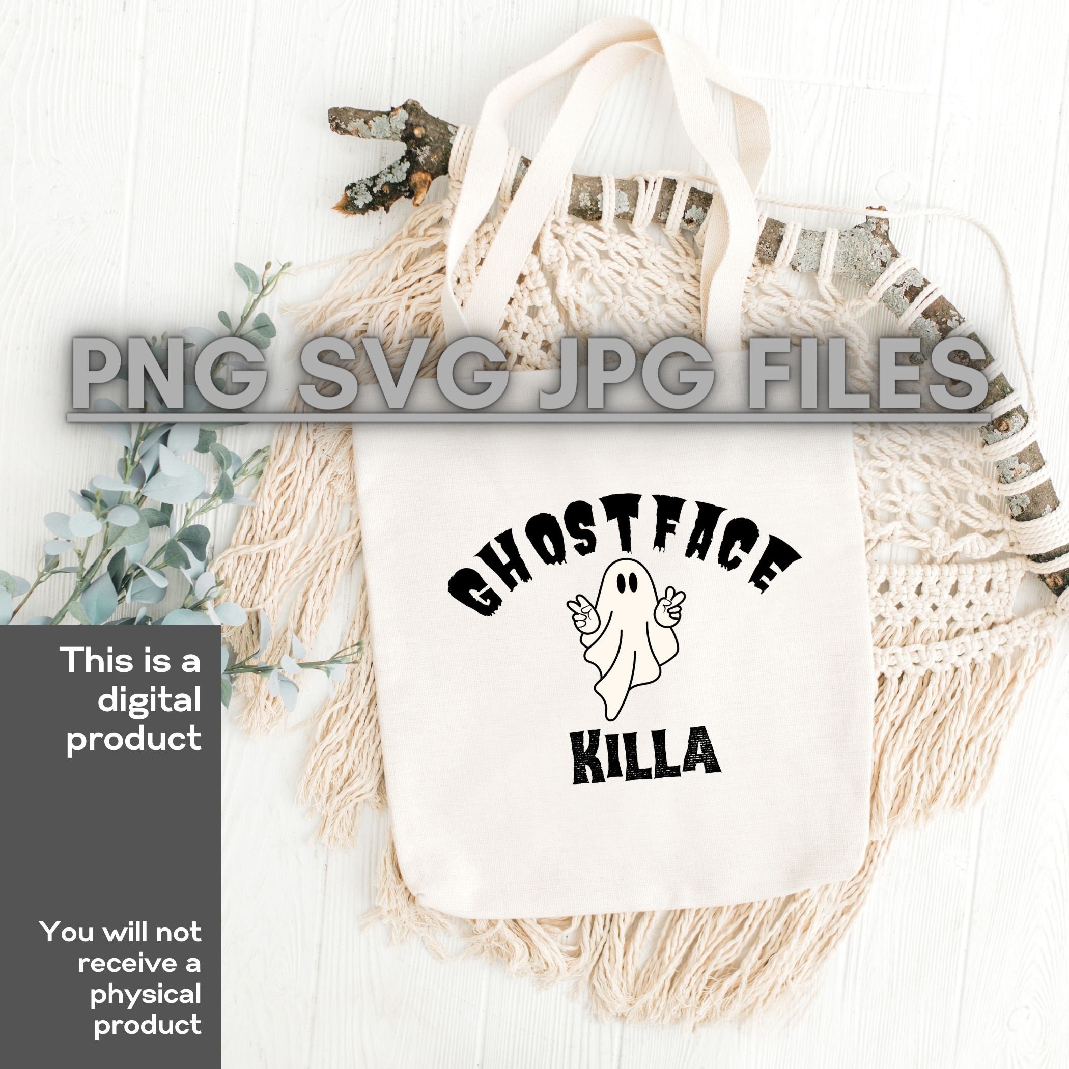 Ghostface Killa, Spooky Halloween, Png, Svg, Jpg Bundle - Etsy