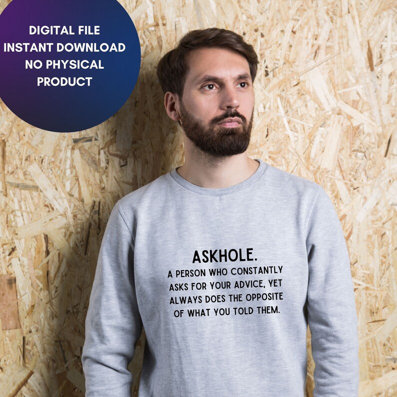 Askhole Svg, Asshole Svg, Rude Svg, Offend Svg, Adulting Svg, Profanity ...