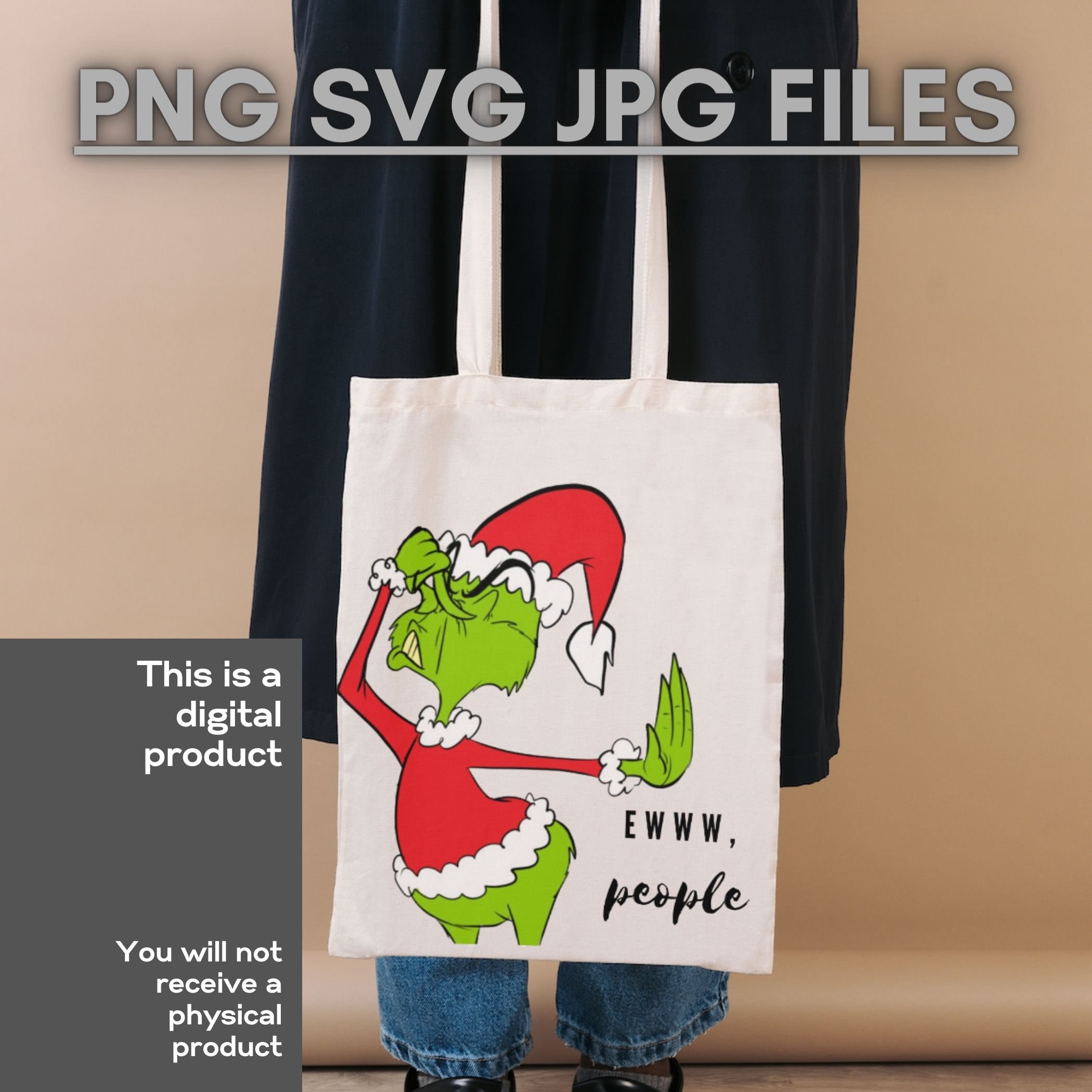 Grinch Eww People, Humor PNG, SVG, JPG - Etsy