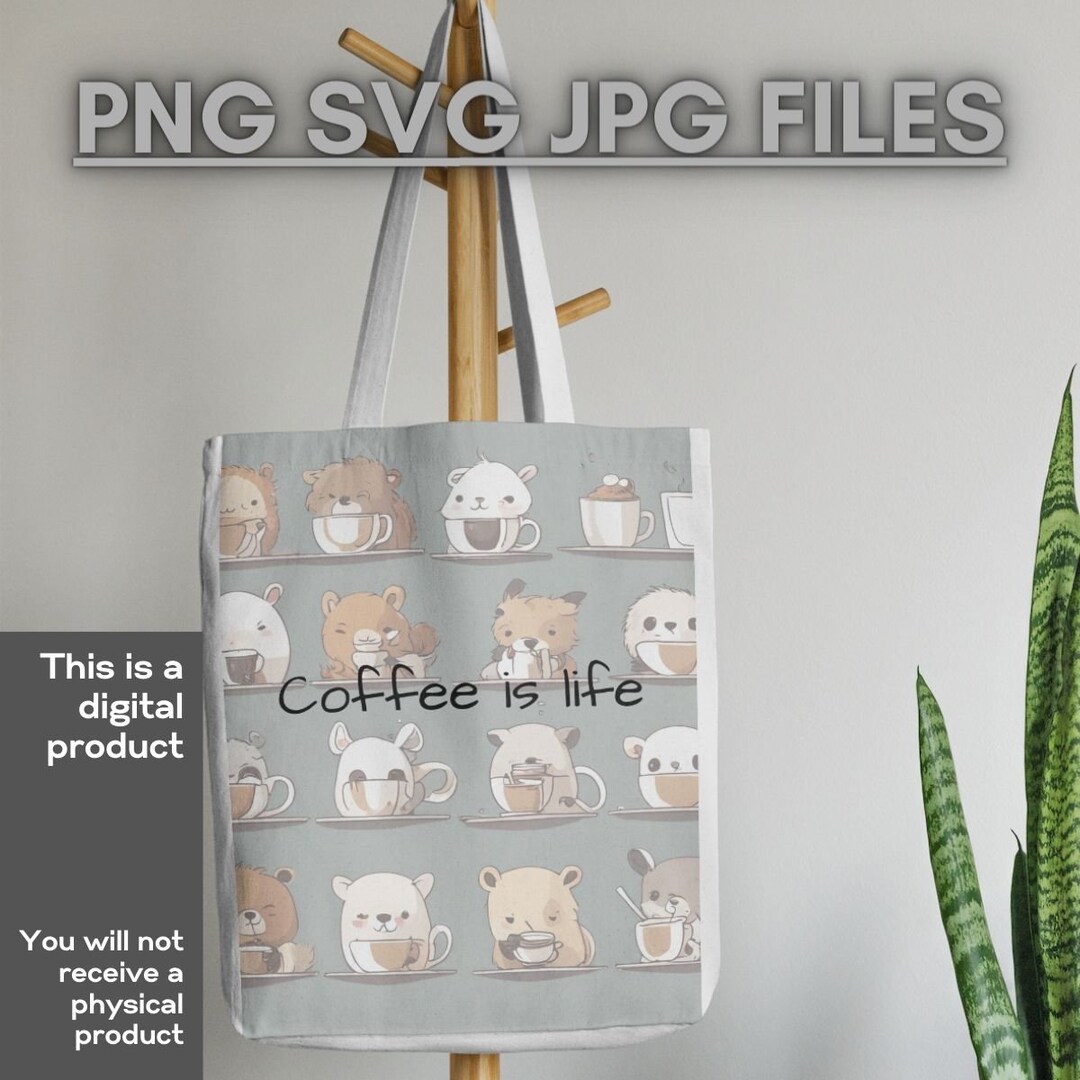 Coffee is Life PNG, SVG, JPG - Etsy
