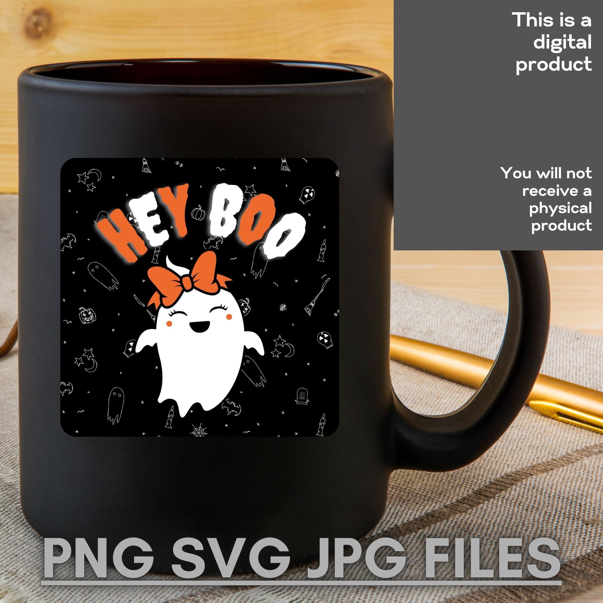 Ghost Friend PNG, Ghost Friend SVG, Ghost Friend JPG Bundle - Etsy