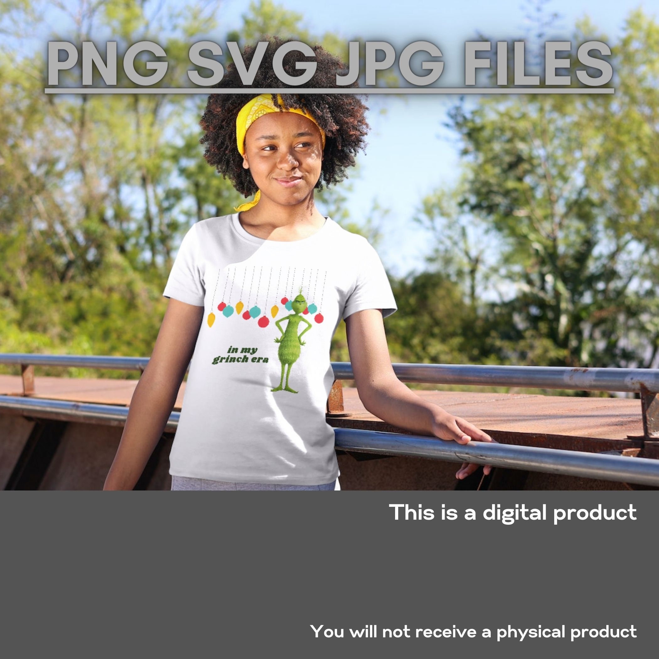 In My Grinch Era, Humor Png, Svg, JPG Bundle - Etsy