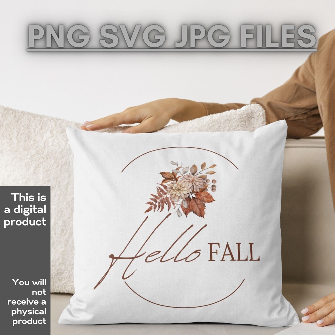 Hello Fall PNG, Hello Fall SVG, Hello Fall JPG - Etsy