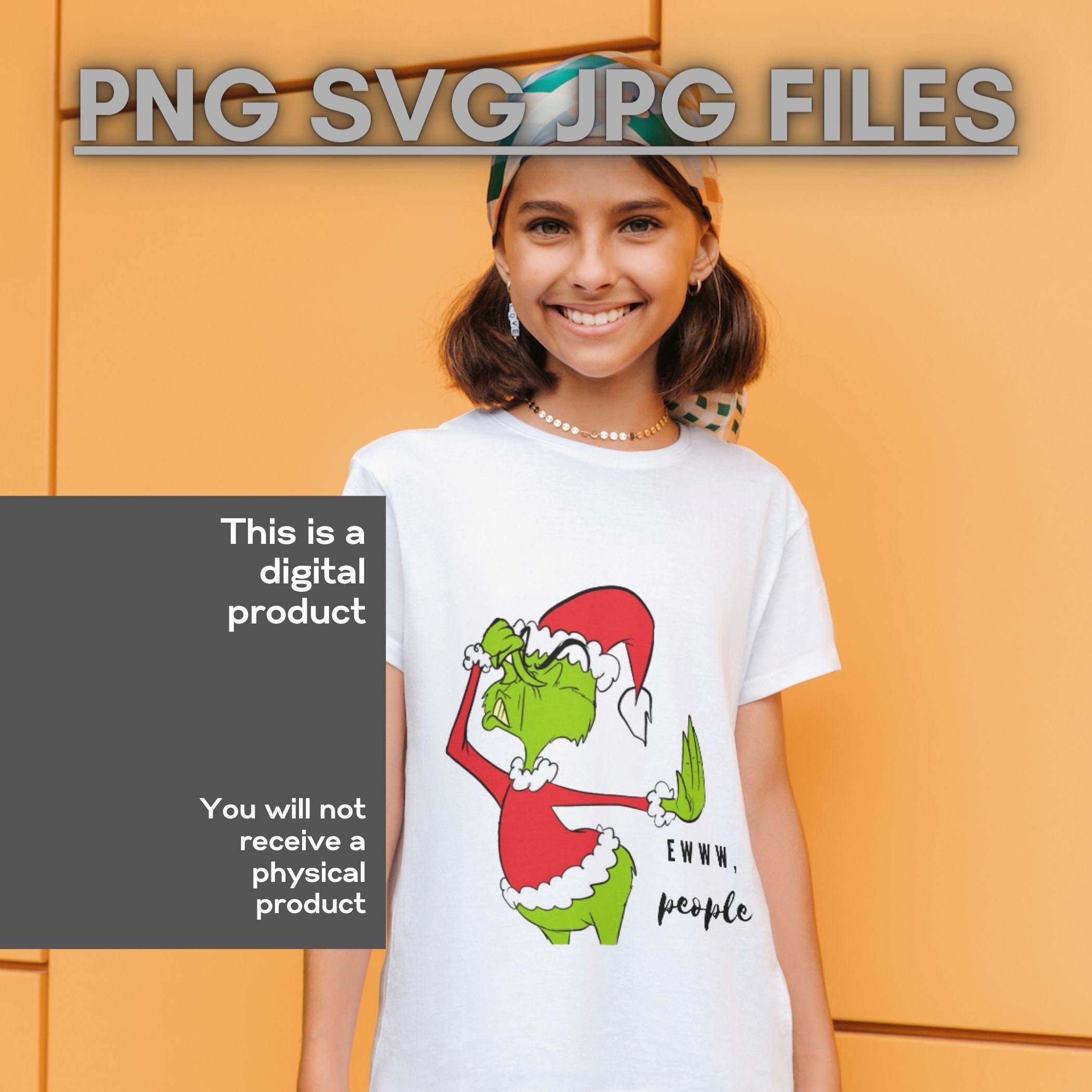 Grinch Eww People, Humor PNG, SVG, JPG - Etsy