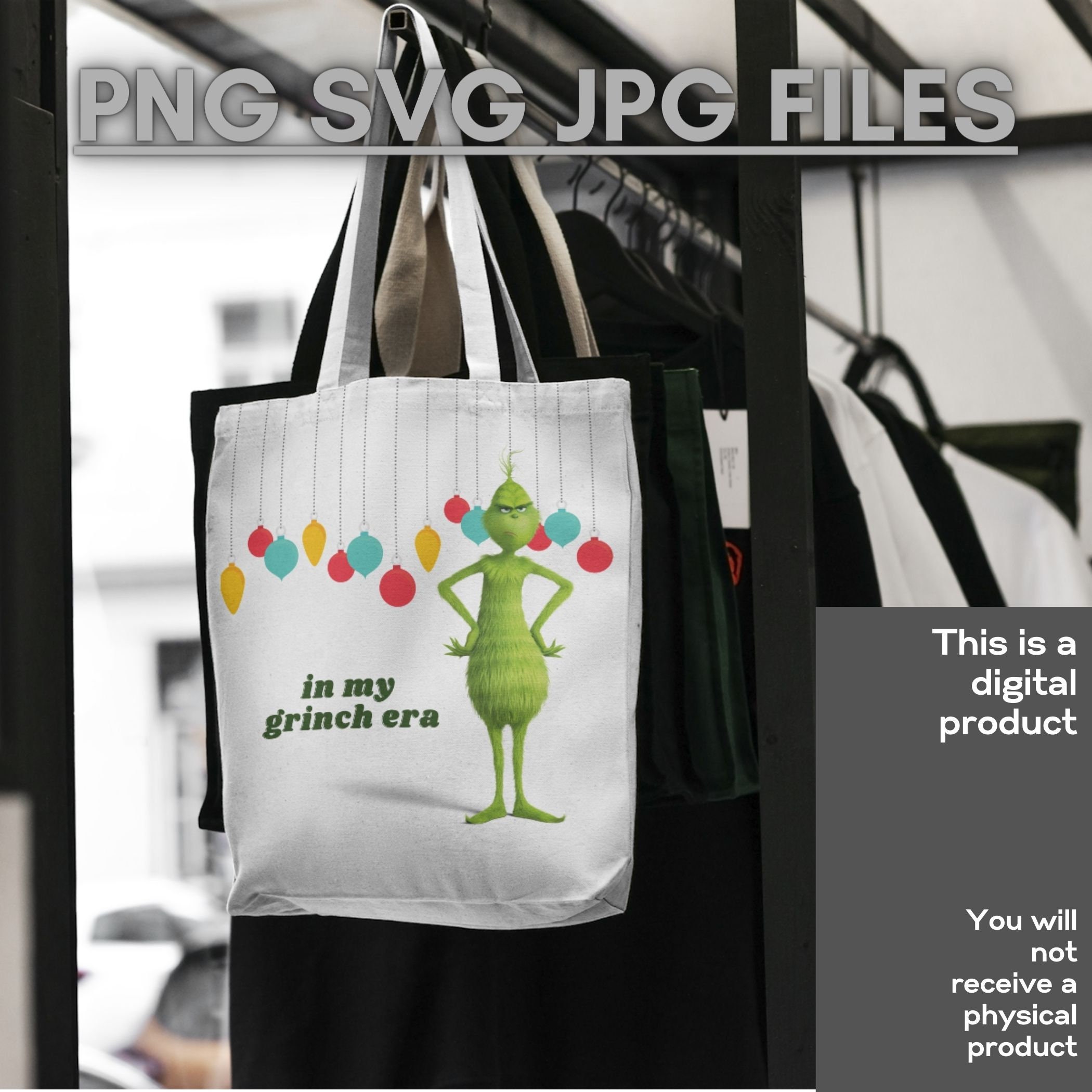 In My Grinch Era, Humor Png, Svg, JPG Bundle - Etsy
