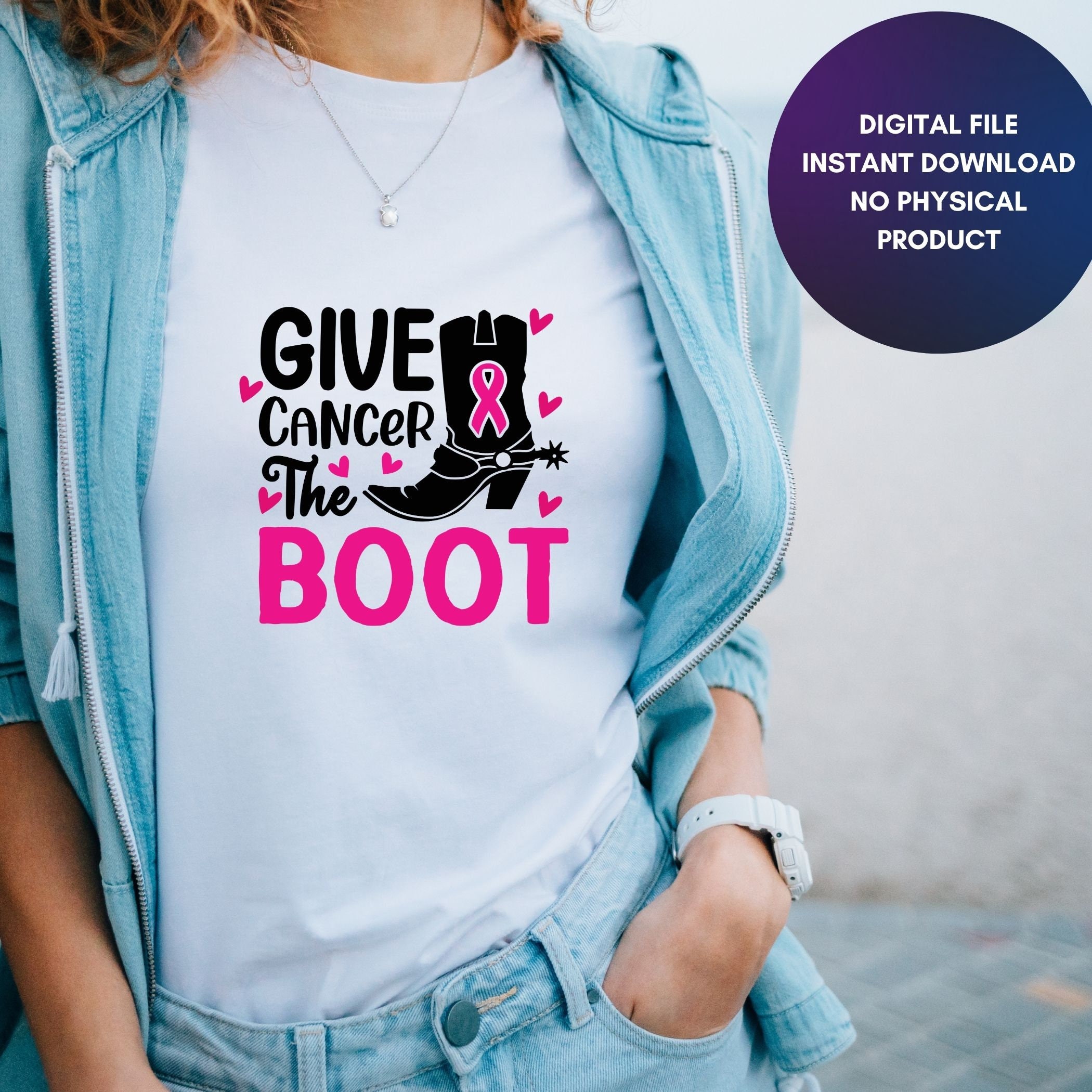 Give Cancer the Boot, Cancer Awareness, Cancer Survivor, Fight Cancer ...
