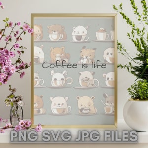 Coffee is Life PNG, SVG, JPG - Etsy