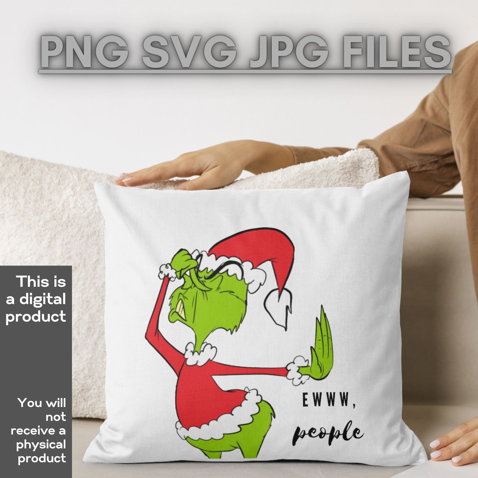 Grinch Eww People, Humor PNG, SVG, JPG - Etsy
