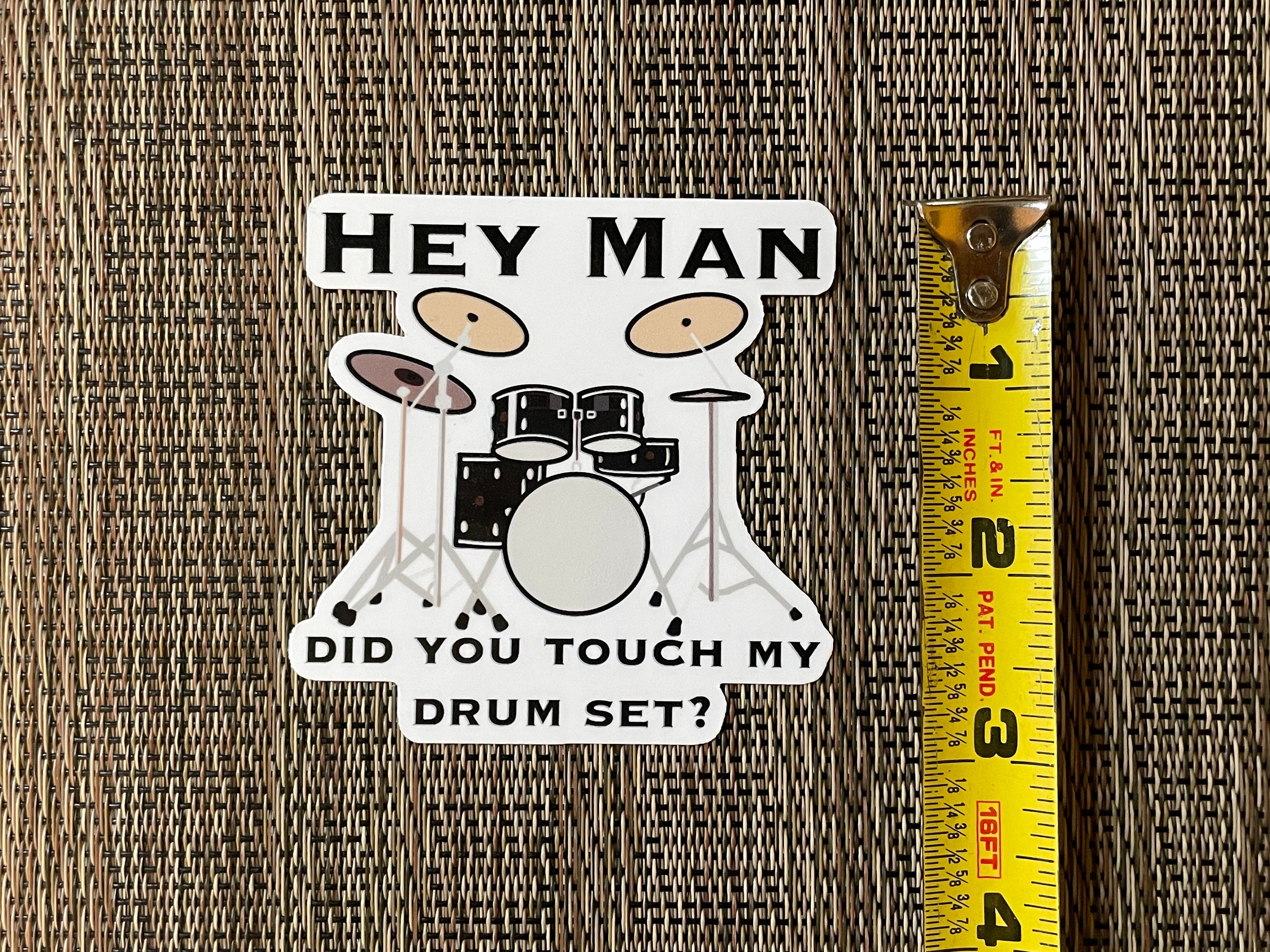 Step Brothers Inspired Drum Set Sticker - Etsy