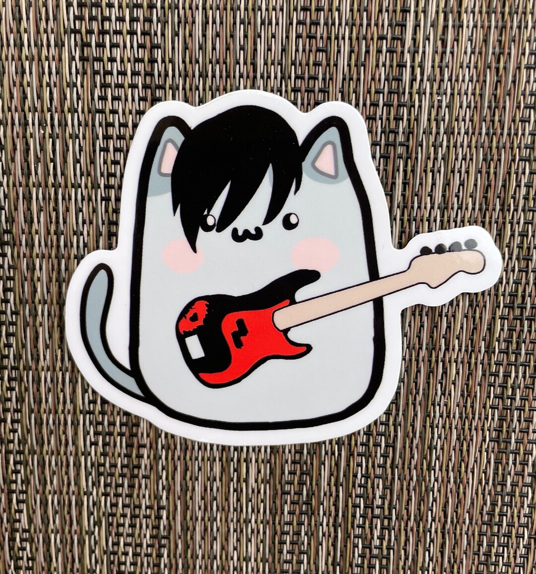 Pete Wentz Inspired Kitty Sticker - Etsy
