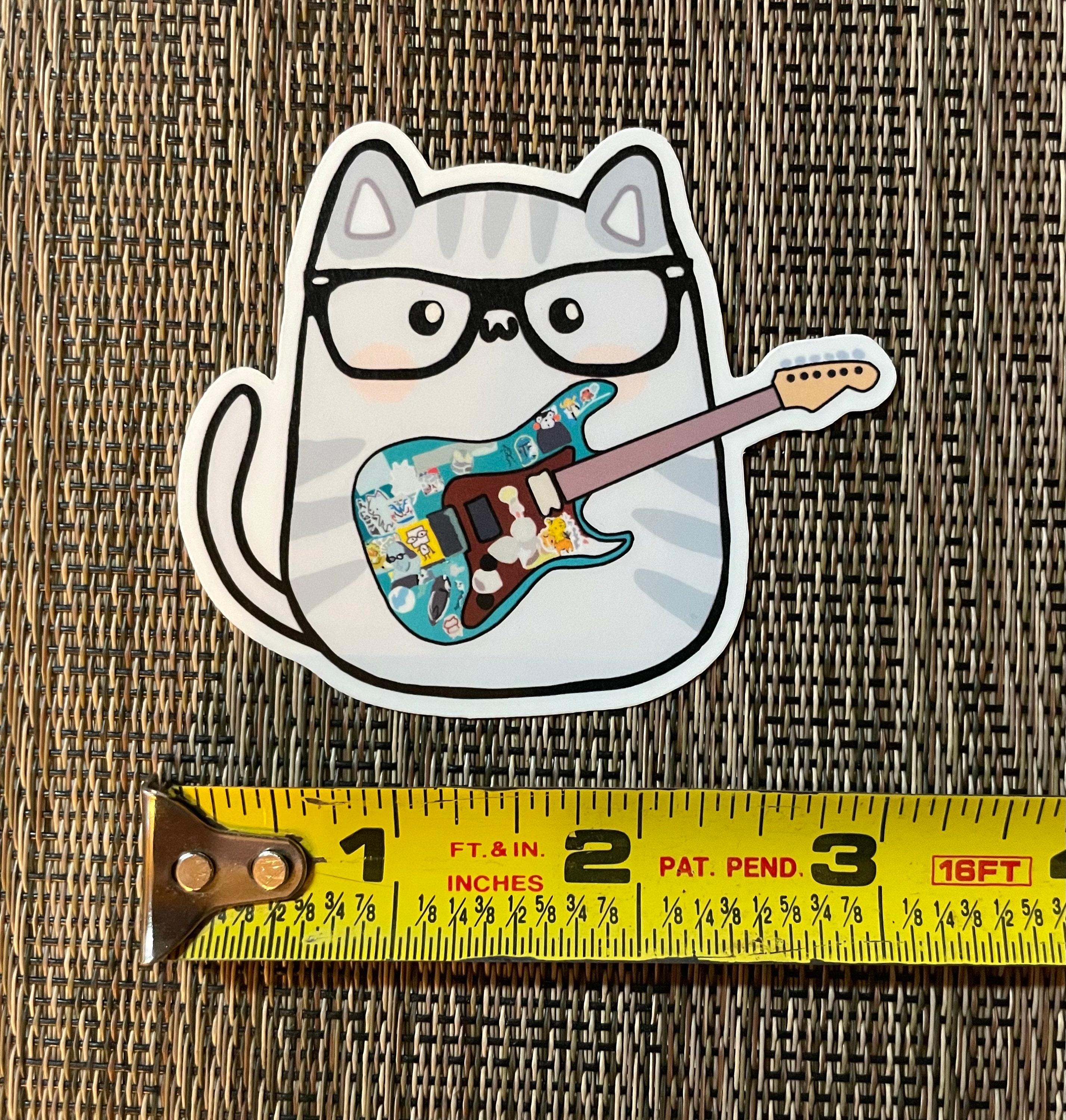 Weezer Inspired Kitty Stickers - Etsy