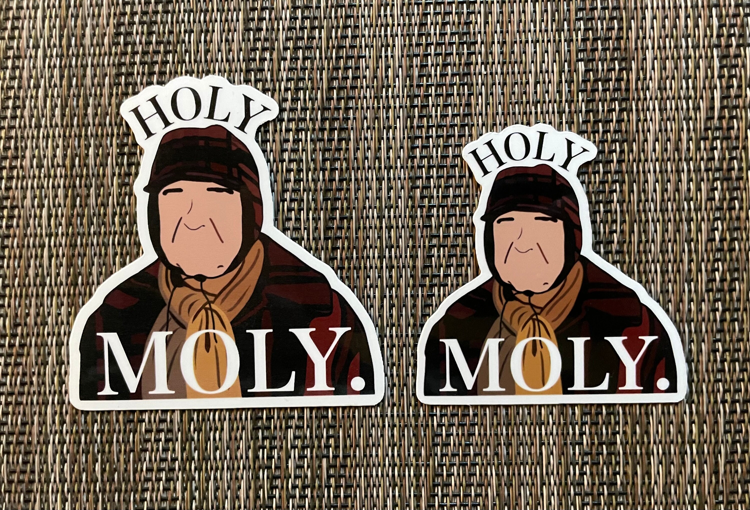 Grumpy Old Men Inspired Sticker Holy Moly - Etsy