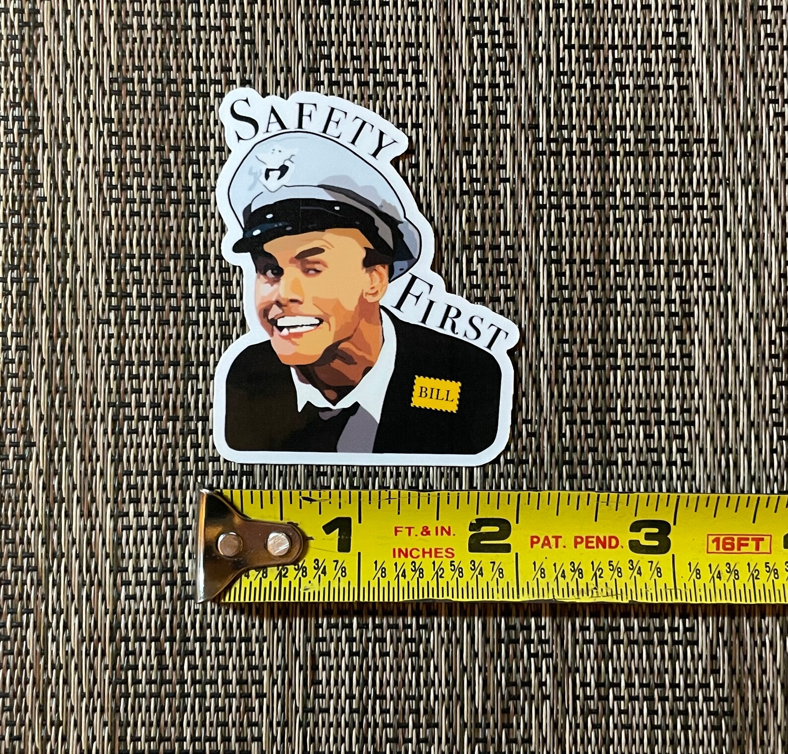 Safety First Fire Marshall Sticker - Etsy