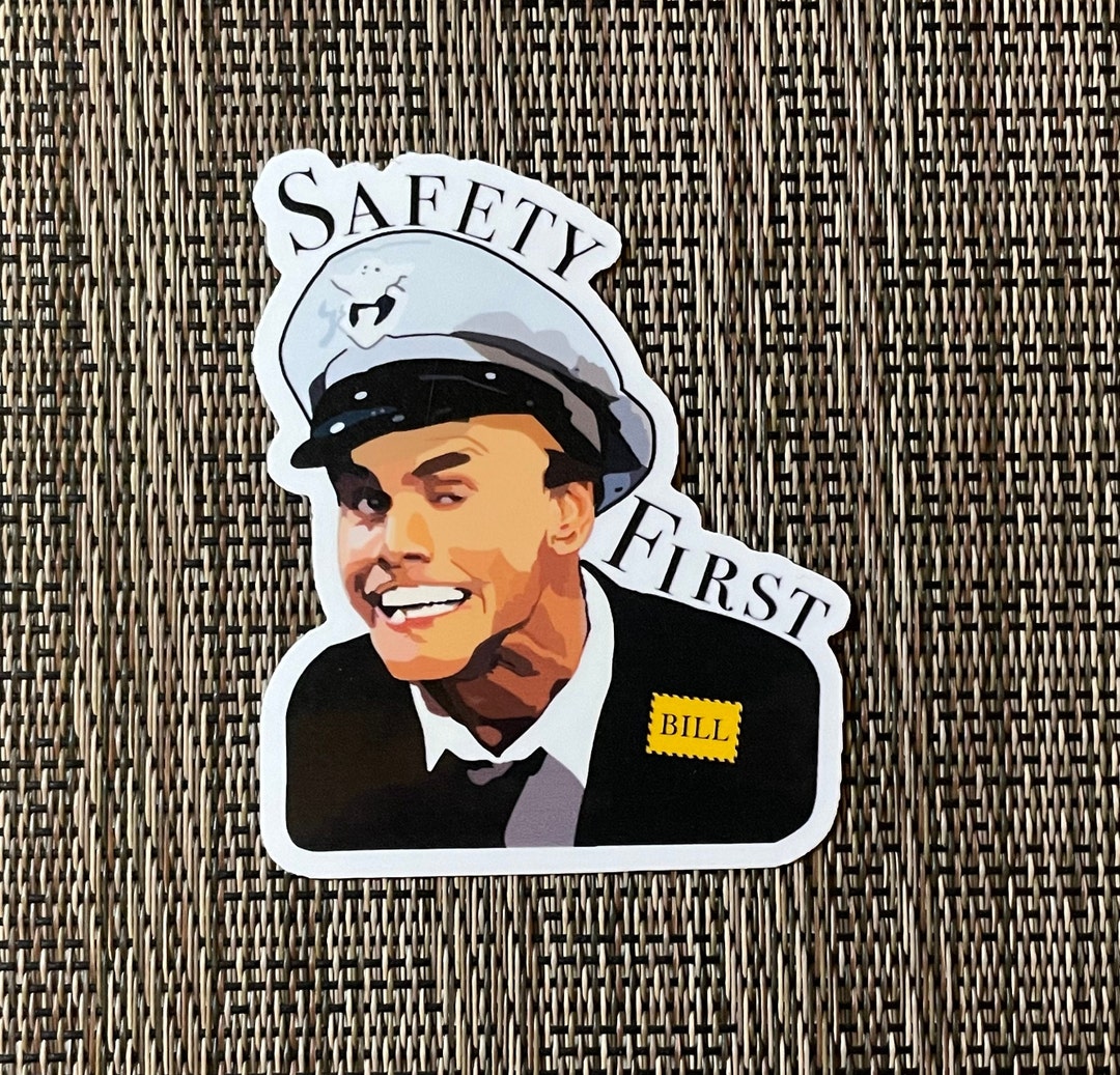 Safety First Fire Marshall Sticker - Etsy