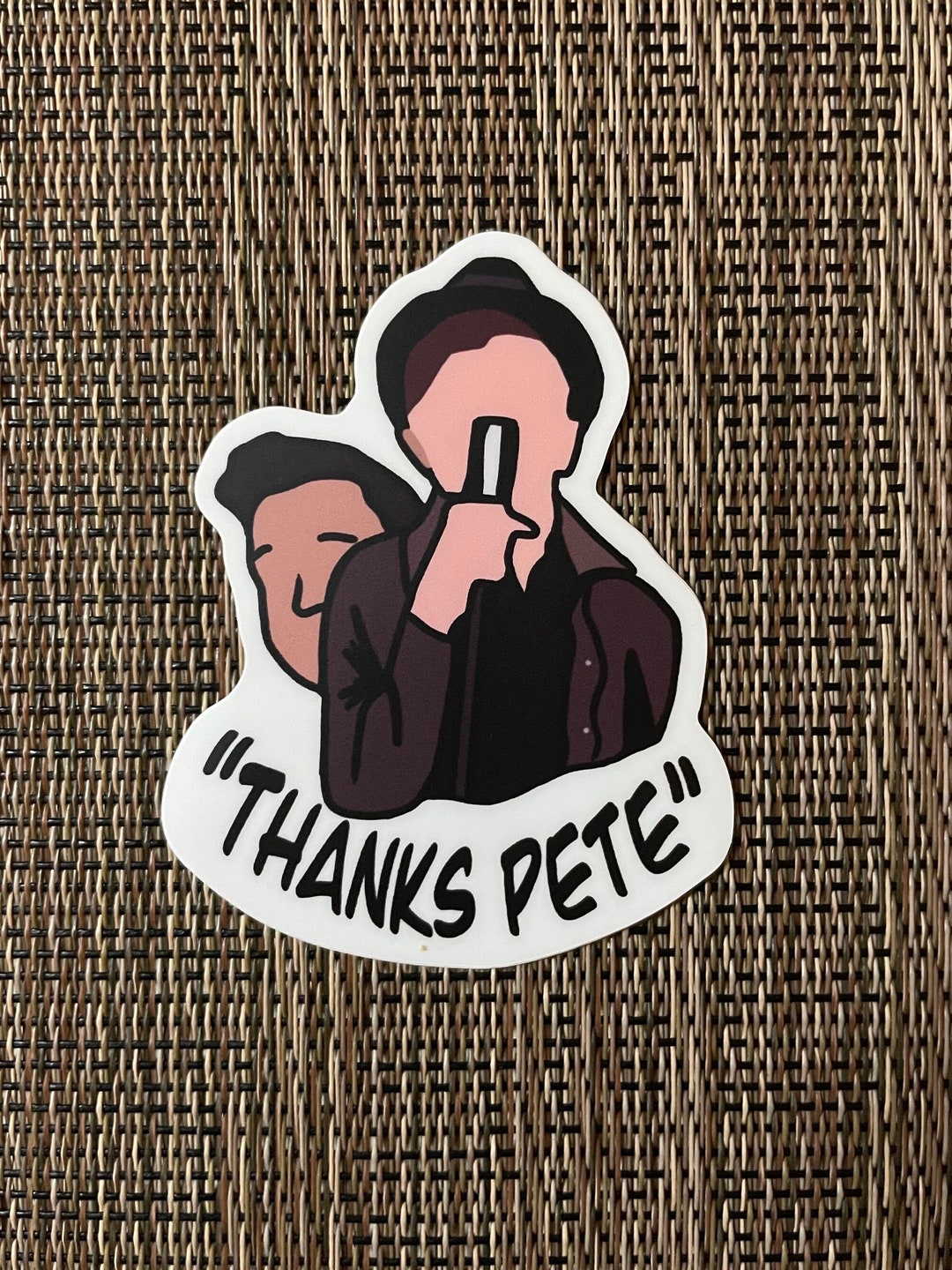 Thanks Pete Sticker - Etsy