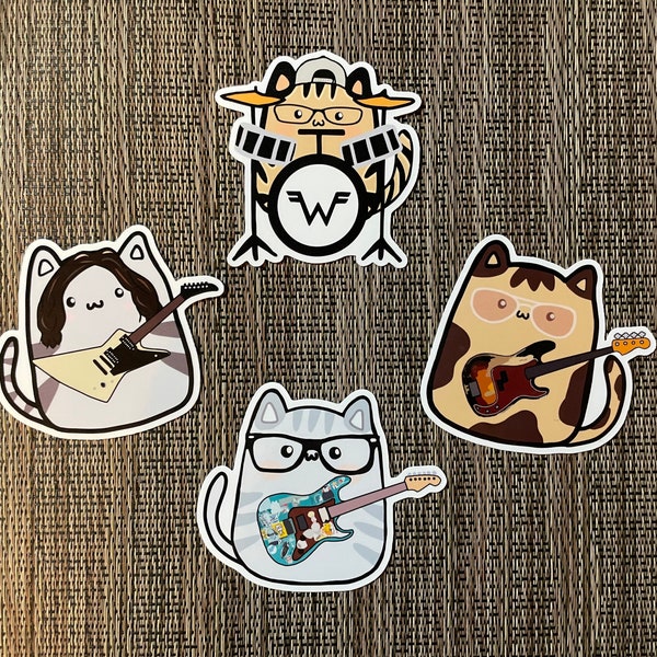 Weezer Stickers - Etsy