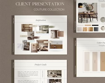 Interior Design Presentation | Interior Design Project Template ...