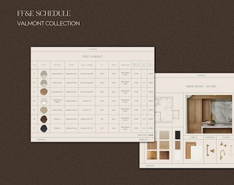 FFE Finishes Schedule | Interior Design Furniture | Fixtures and ...