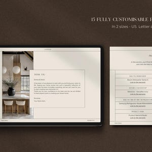 Interior Design Goodbye Packet Template | Interior Design Client ...