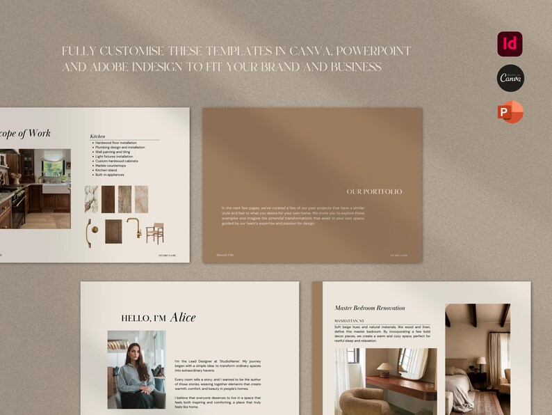 Interior Design Proposal Template | Project Proposal Template for ...