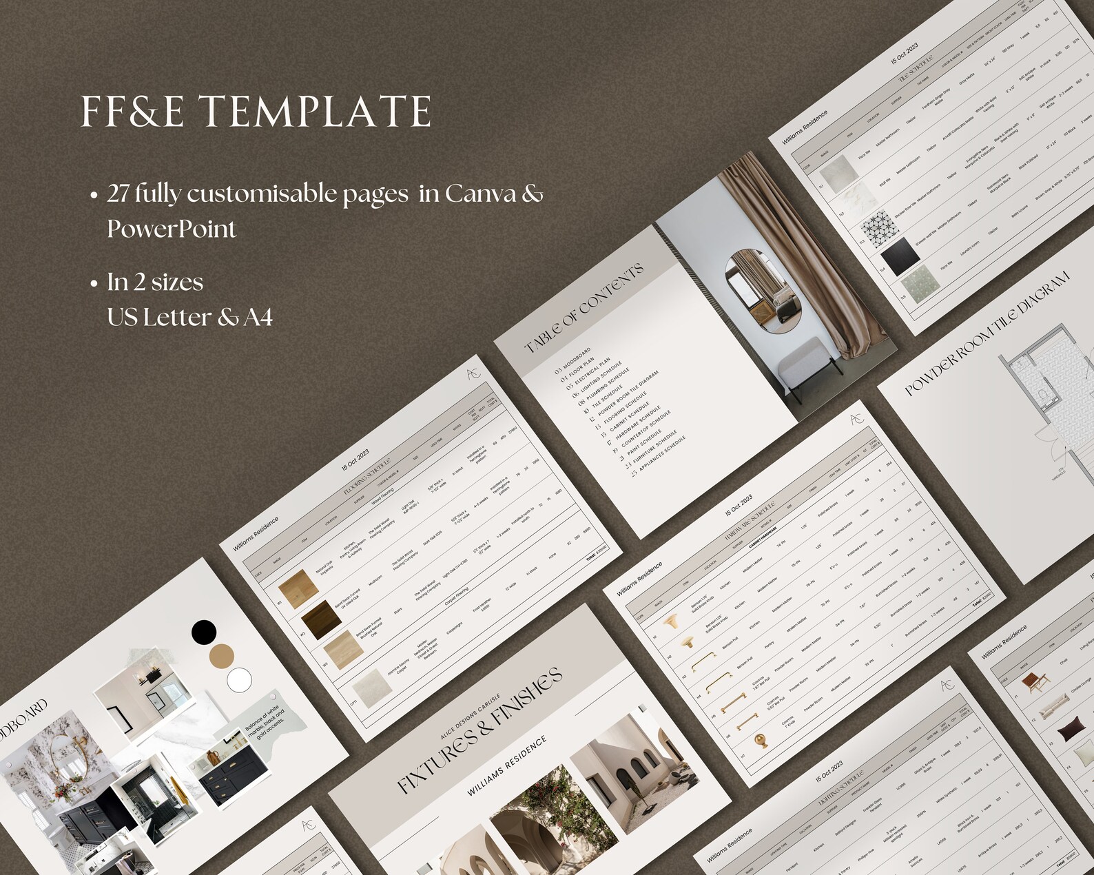 Interior Design Bundle Interior Design Proposal Interior Design Client ...