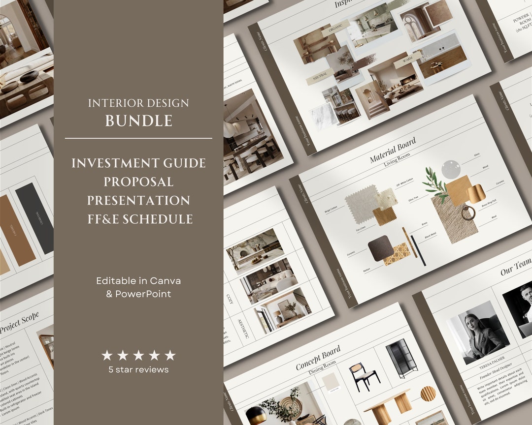 Interior Design Bundle Investment Guide Interior Design Proposal ...