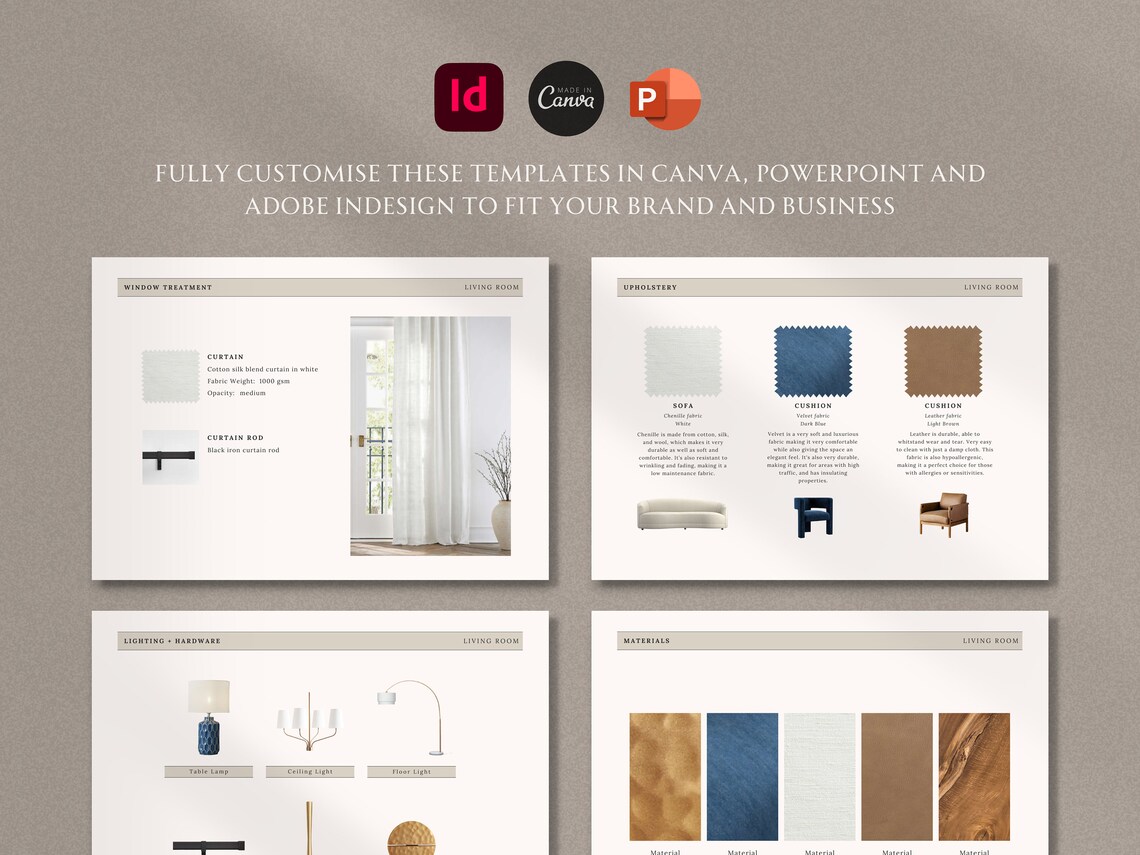 Interior Design Presentation Interior Design Project Template Client ...
