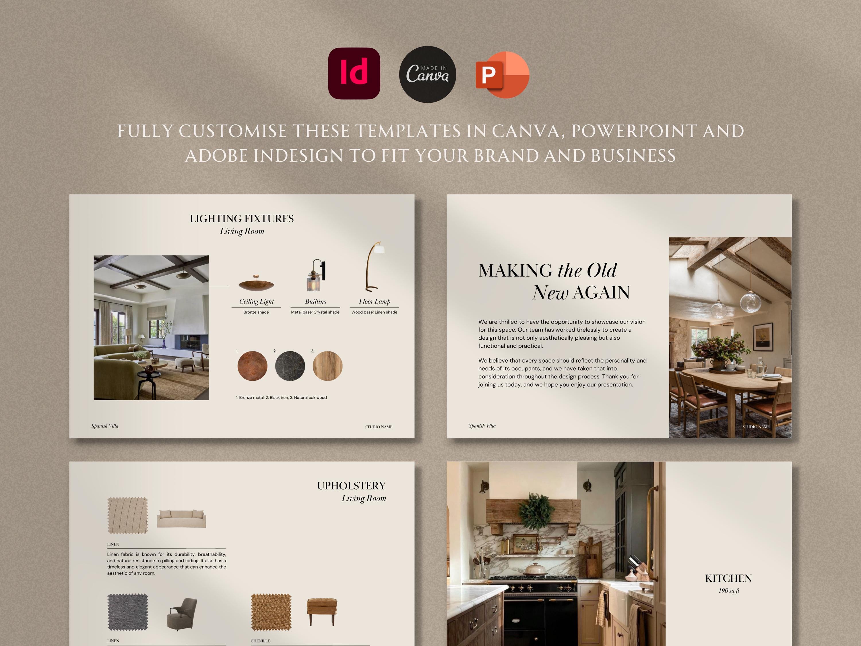 Interior Design Presentation Interior Design Project Template Client ...