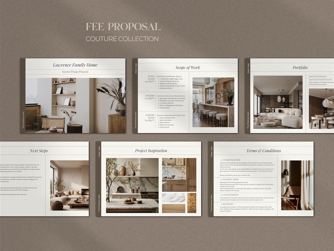 Interior Design Proposal | Interior Design Presentation | Project ...