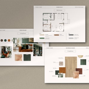 Interior Design Presentation | Interior Design Project Template ...