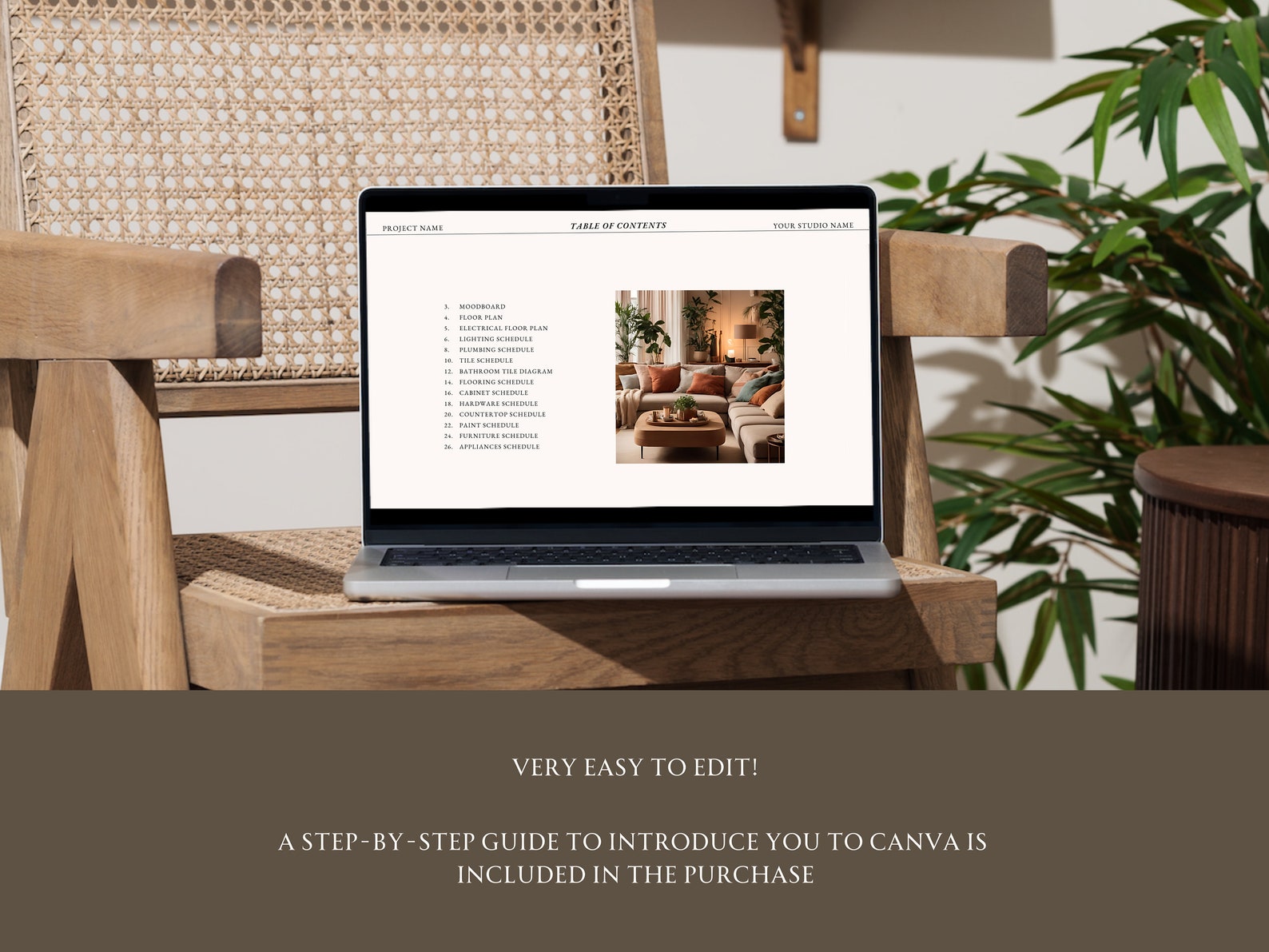 Interior Design Furniture, Finishes and Fixtures Schedule Template for ...
