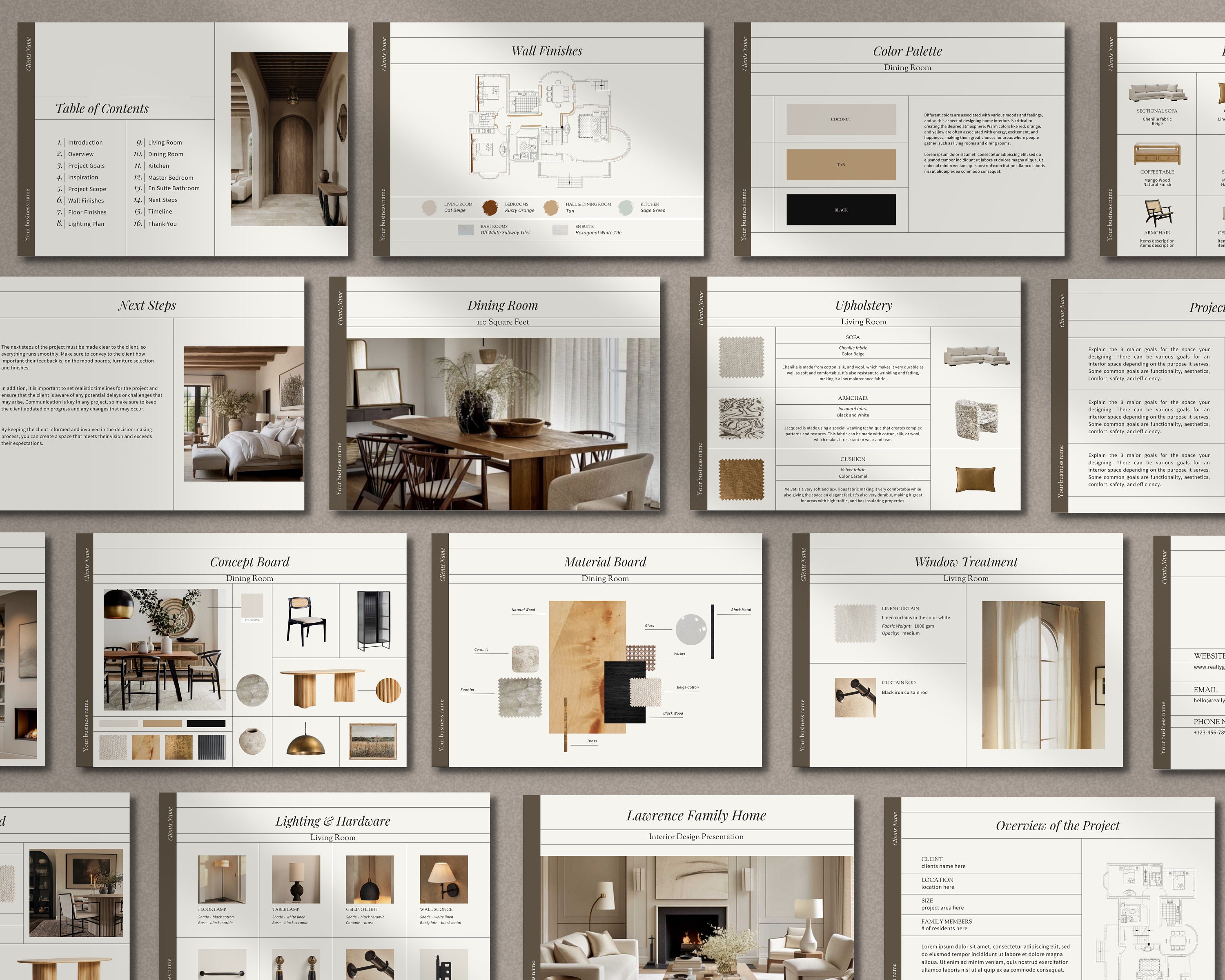Interior Design Bundle Interior Design Presentation Template Interior ...