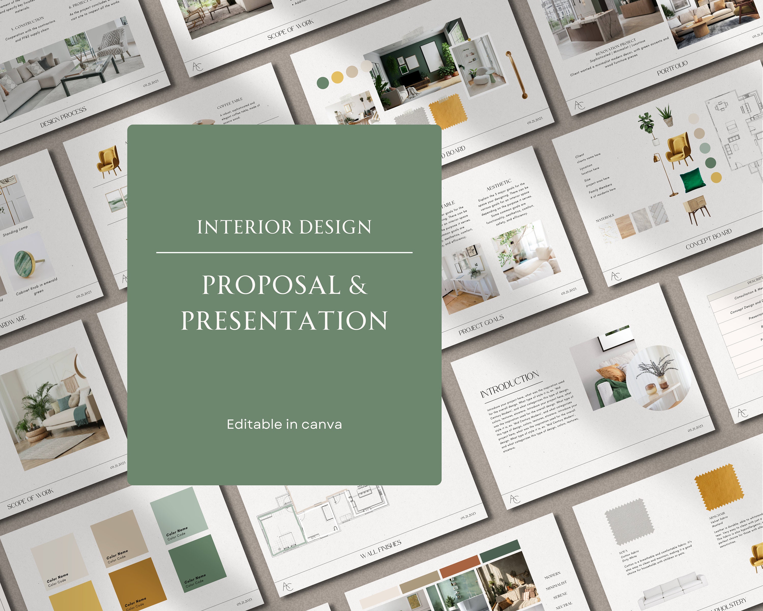 Interior Design Bundle Interior Design Proposal Interior Design Client ...