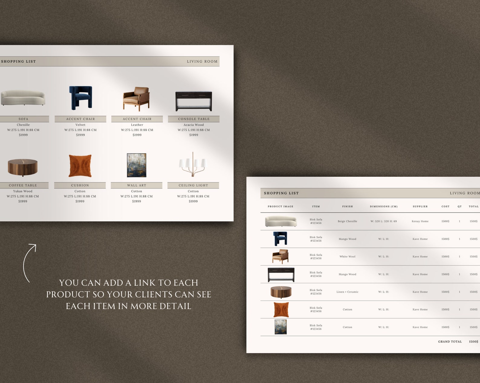 Interior Design Bundle Interior Design Proposal Interior Design Client ...