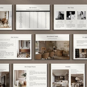 Interior Design Bundle | Investment Guide | Interior Design Proposal ...