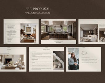 Interior Design Fee Proposal Template - Etsy