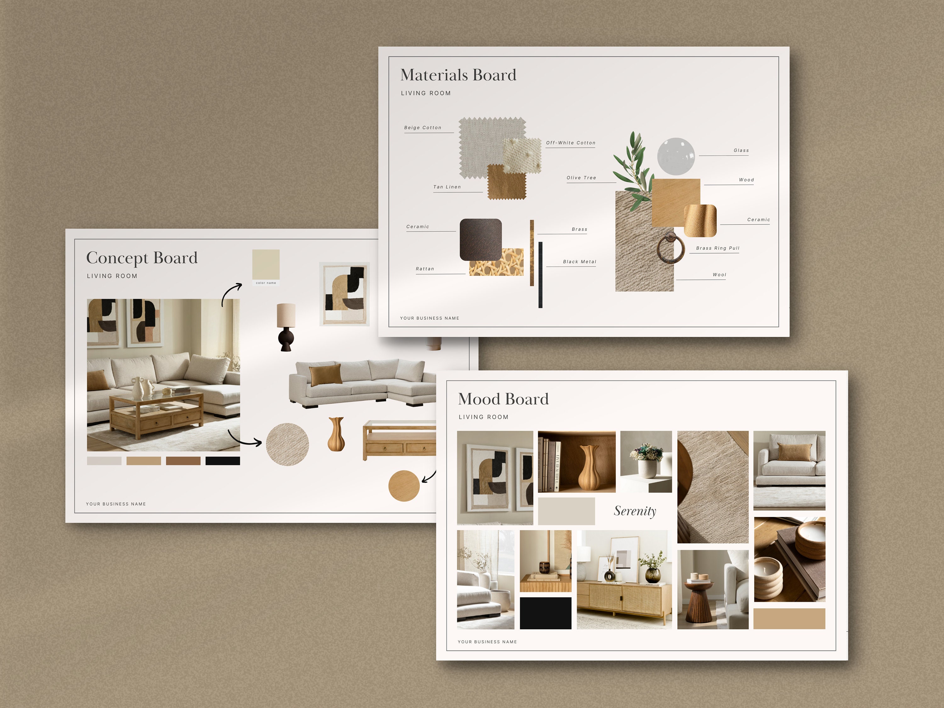 Interior Design Presentation Interior Design Project Template Client ...